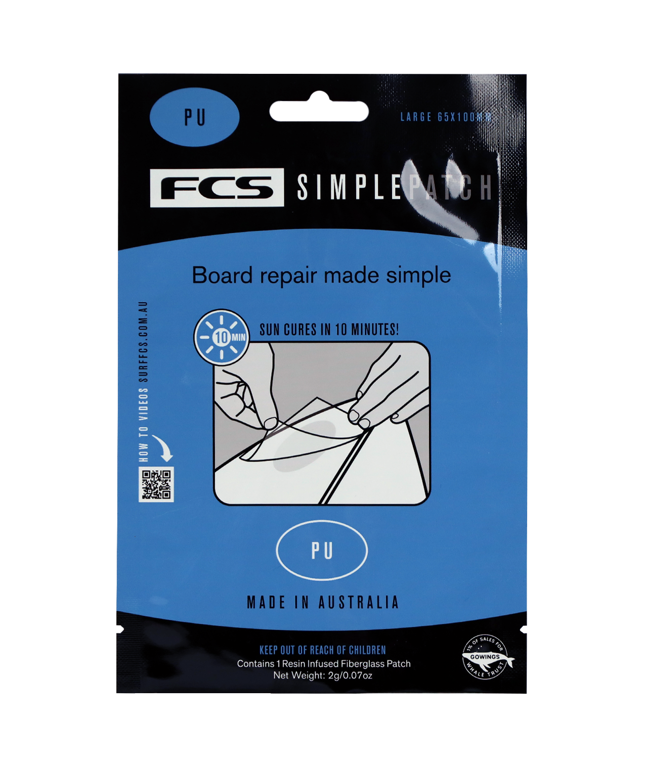 FCS Simple Repair Patch – Lost Shore Surf Shop
